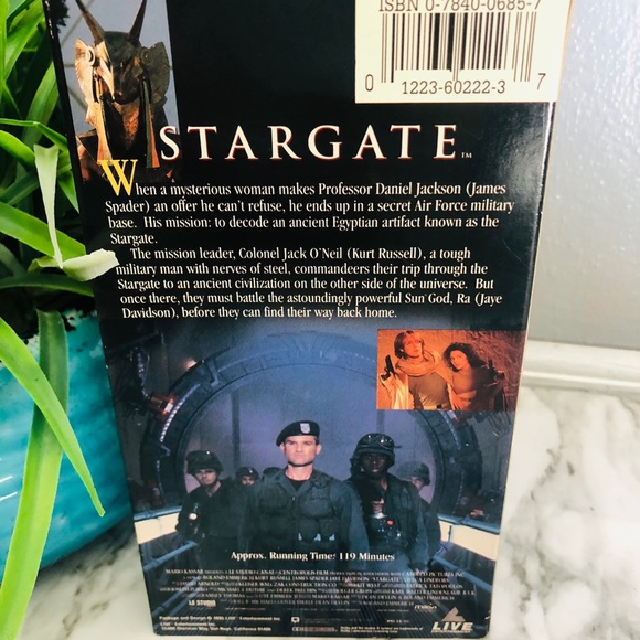Live Entertainment | Media | Stargate Vhs 995 Kurt Russel James Spader | Poshmark